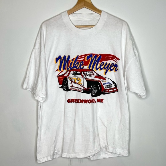 Vintage | Shirts | Vintage Nascar Mike Meyer M72 Racing Tshirt Graphic ...